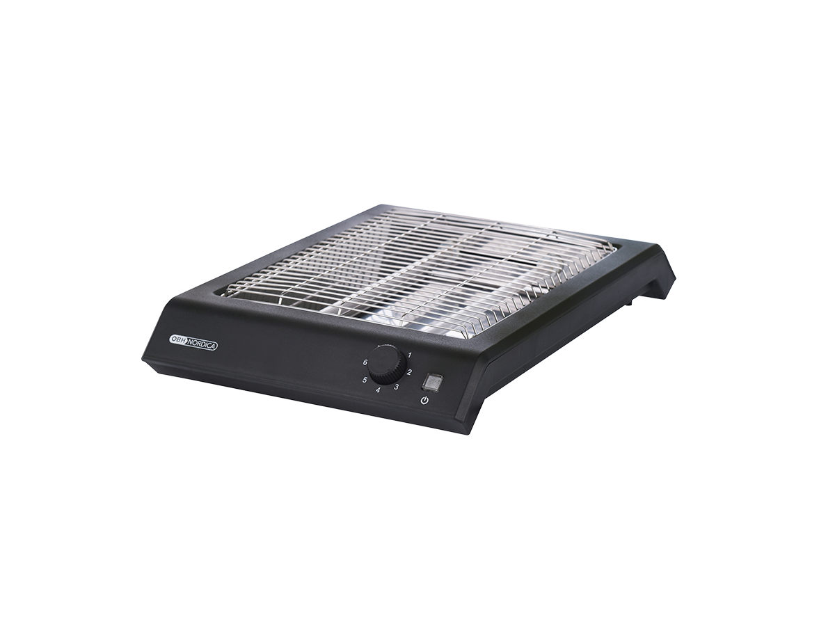 Flat Toaster Black | OBH Nordica